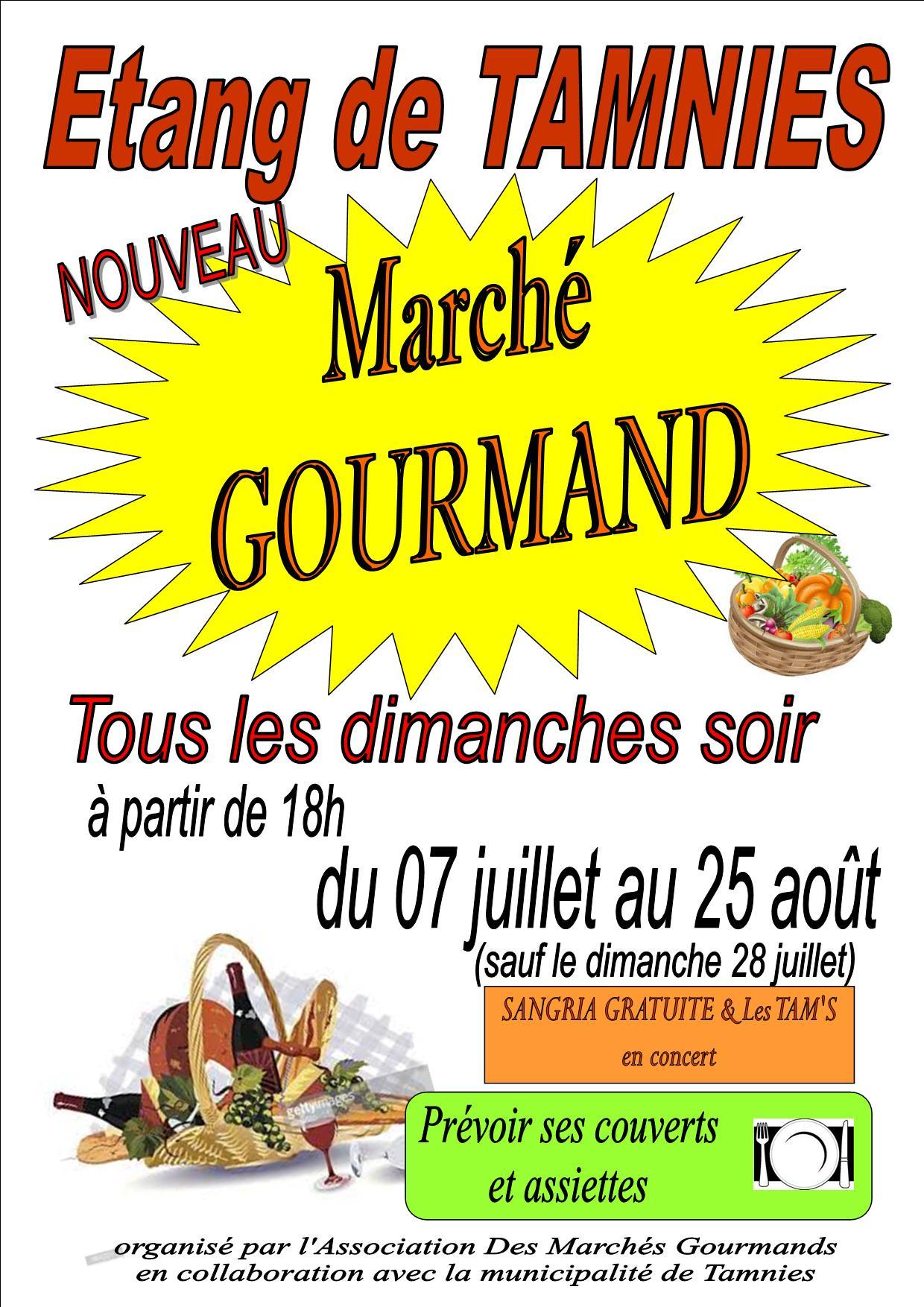 Nouveau : marché gourmand cet été à l'étang ! - Tamniès - site officiel
